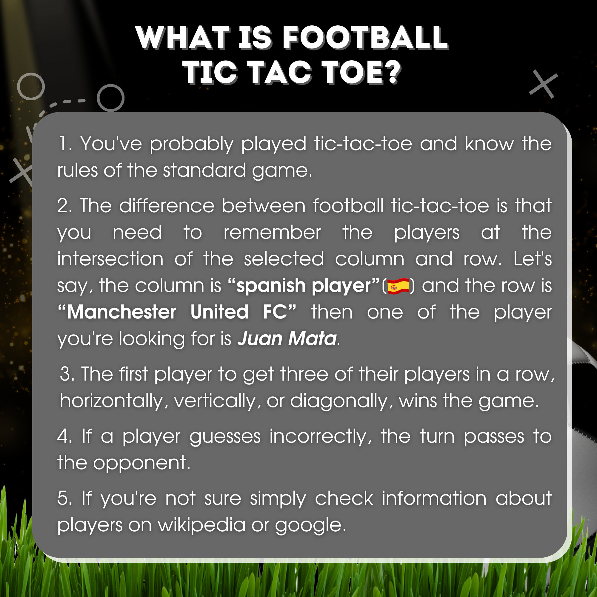 Football Soccer Tic Tac Toe, Football Party Fun Game, Birthday Football ...