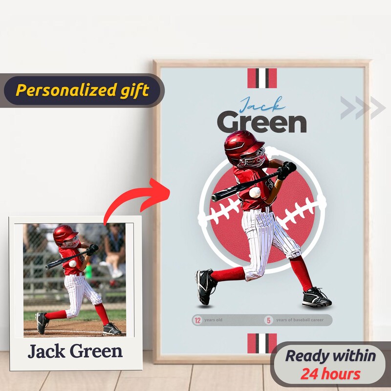 Baseball Poster - Etsy