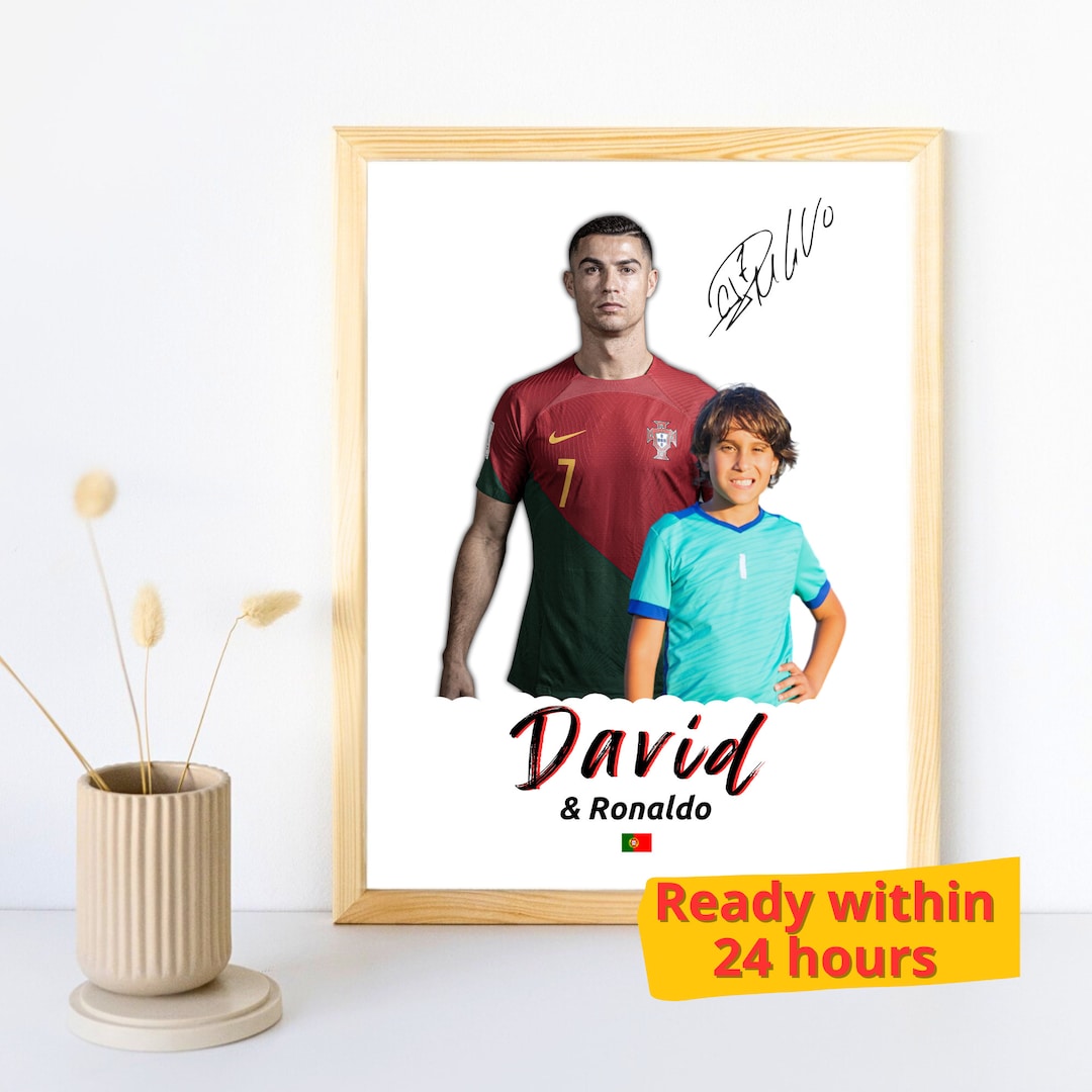Personalized Ronaldo Poster Custom Soccer Gift Personalized CR7 Signed ...