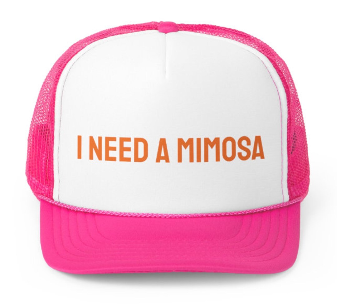 Mimosa Trucker Hat, Cute Cocktail Cap, Mimosa Lovers Gift Green - Etsy