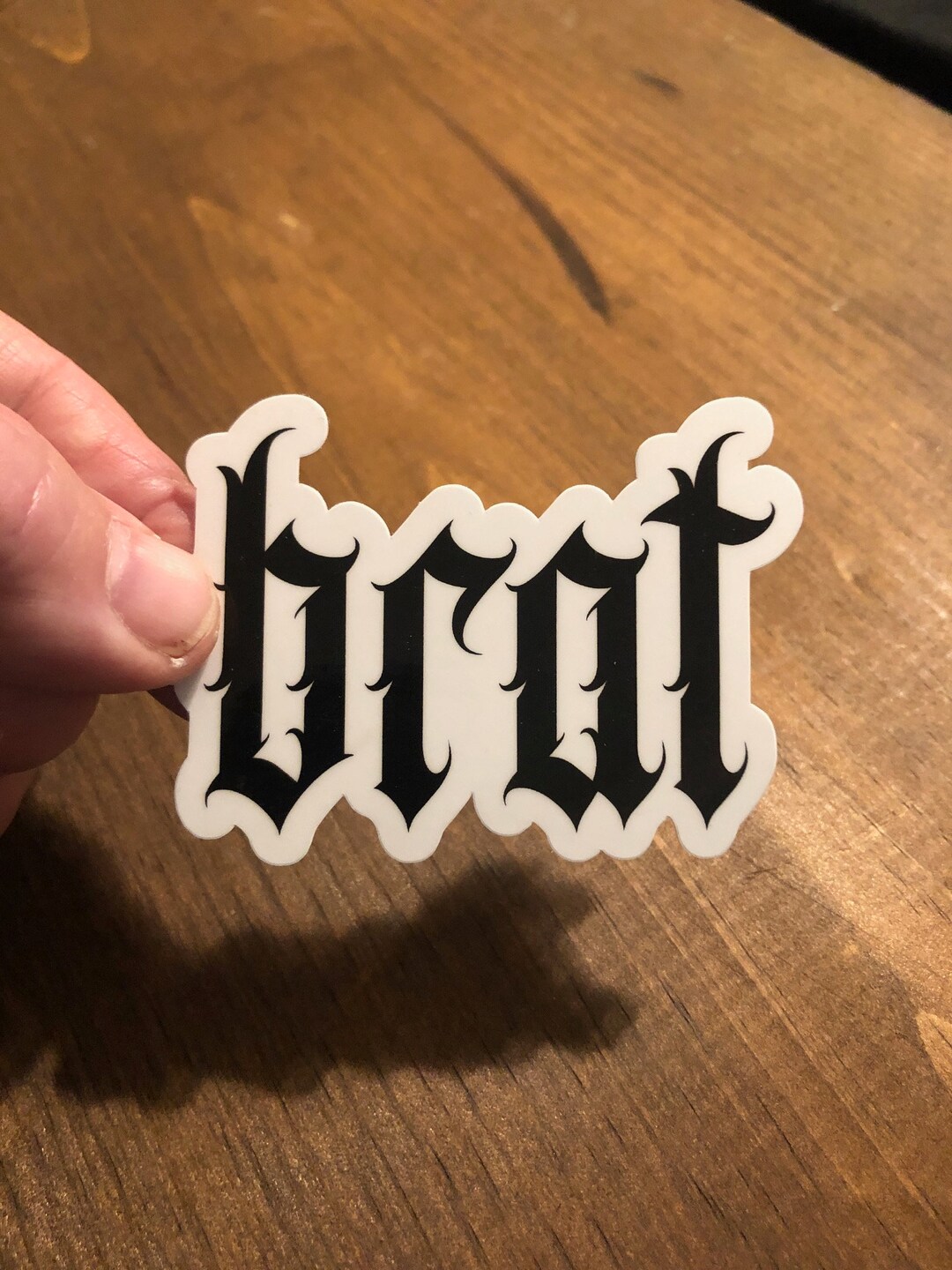 Brat, Fetish Sticker, Bad Girl, Naughty Brat Girl, Waterproof Sticker ...