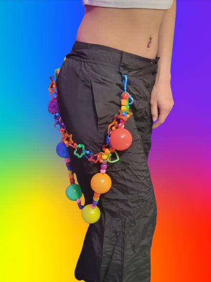 90's Rave Chain - Etsy