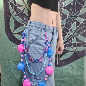 90's Rave Chain - Etsy