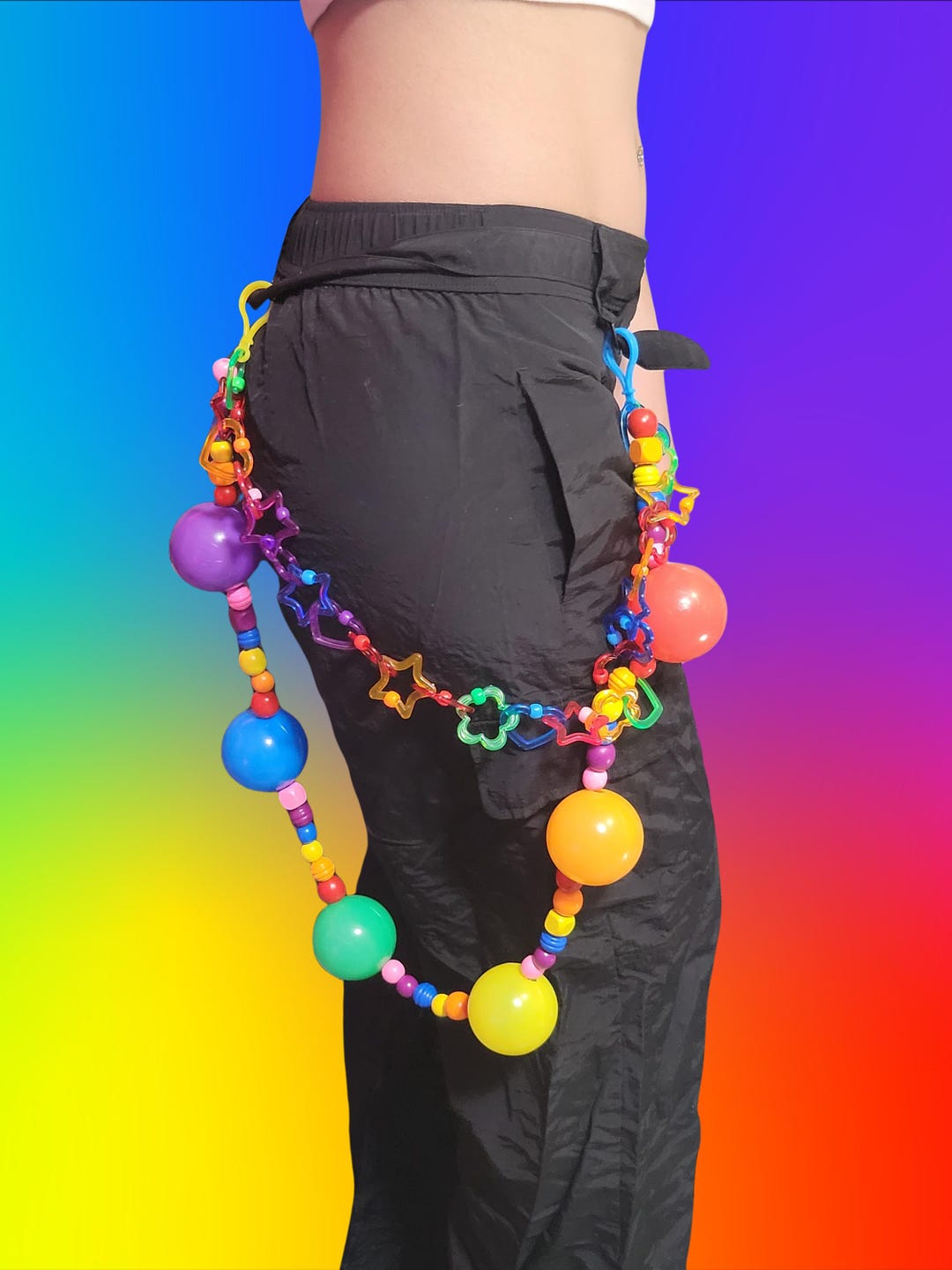 90's Rave Chain - Etsy