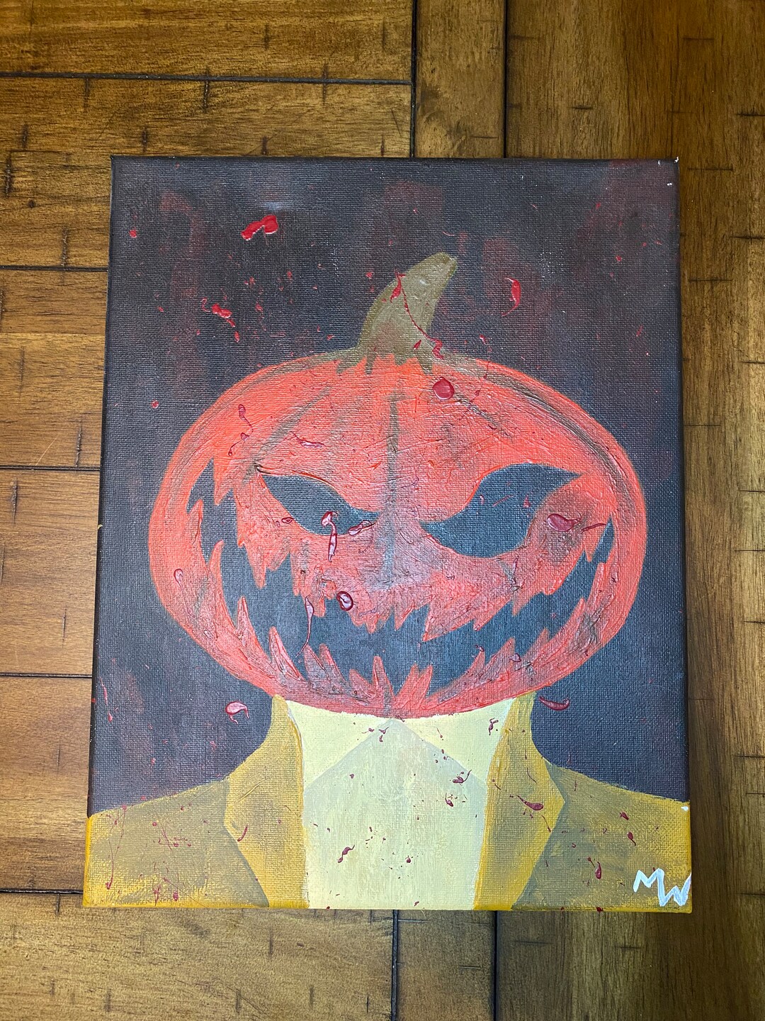 Headless Horseman Painting - Etsy