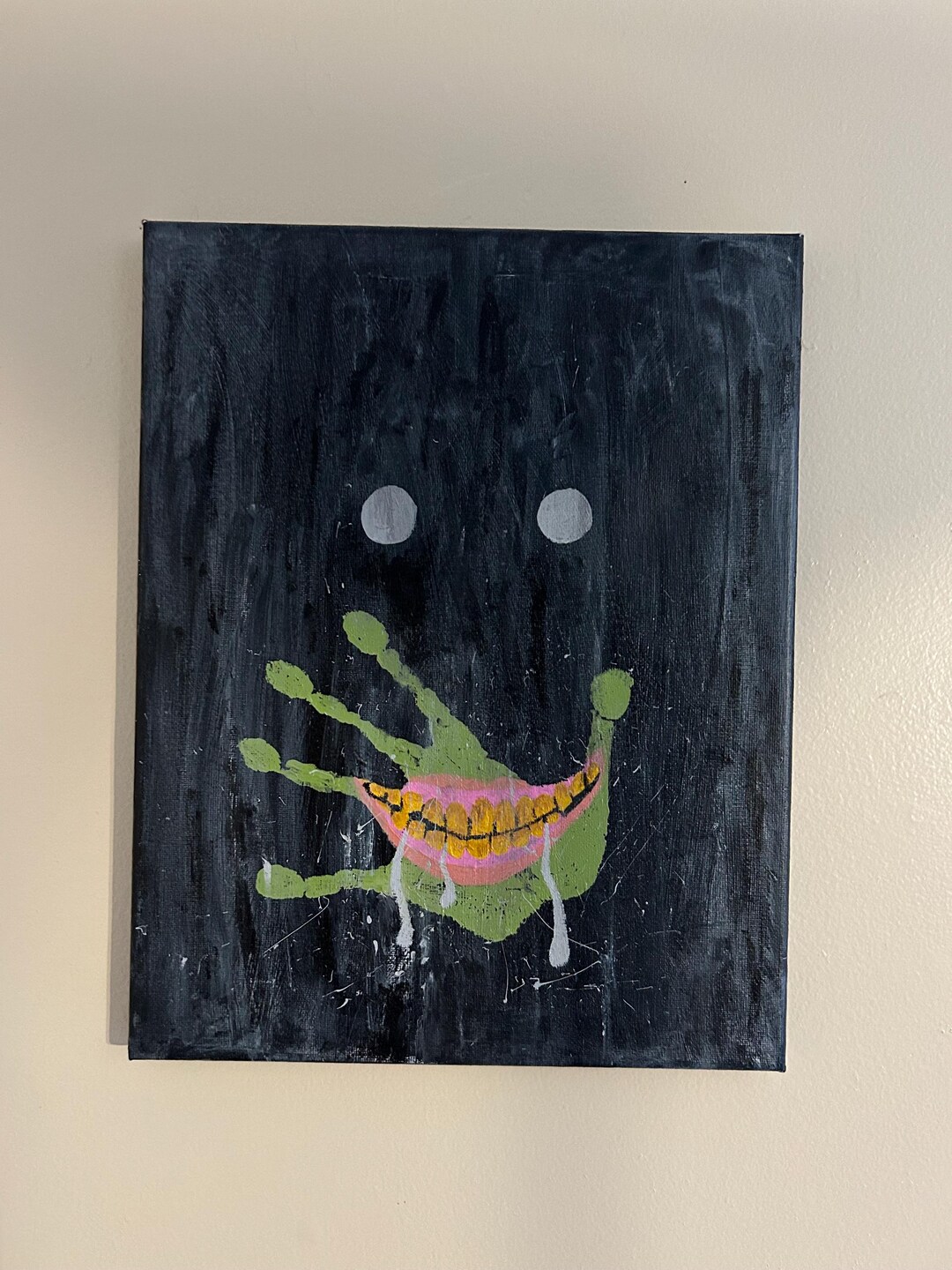 Monster Hand Painting - Etsy