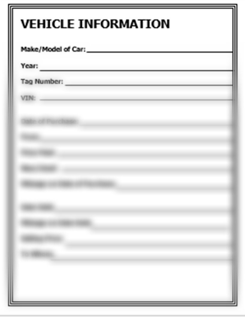 Car Journal: Car Detail Organizer, Keep All the Important Details in ...