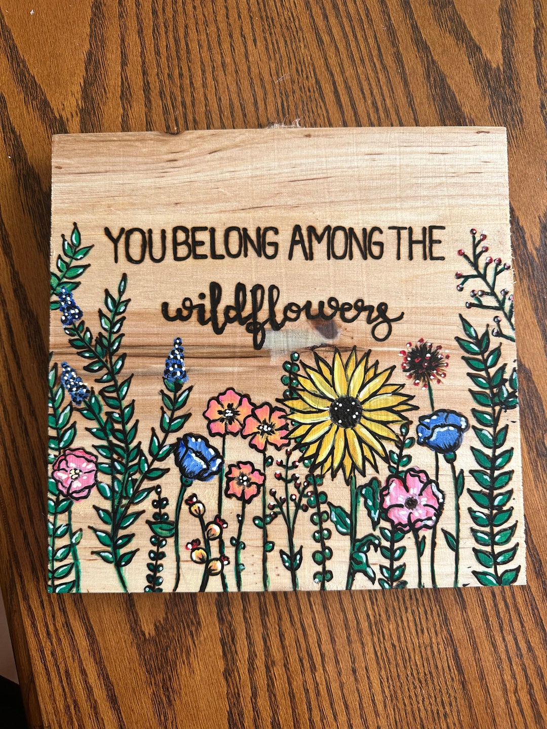 Wildflower Sign - Etsy