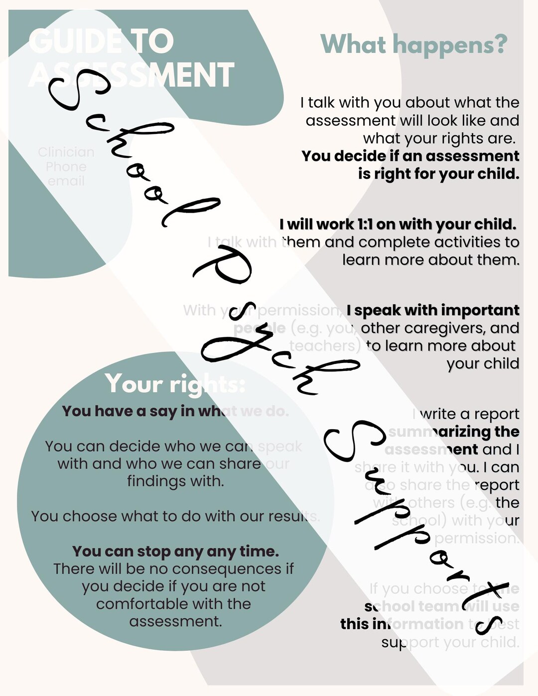 Guide to Psych Ed Assessment Parent Handout - Etsy Australia