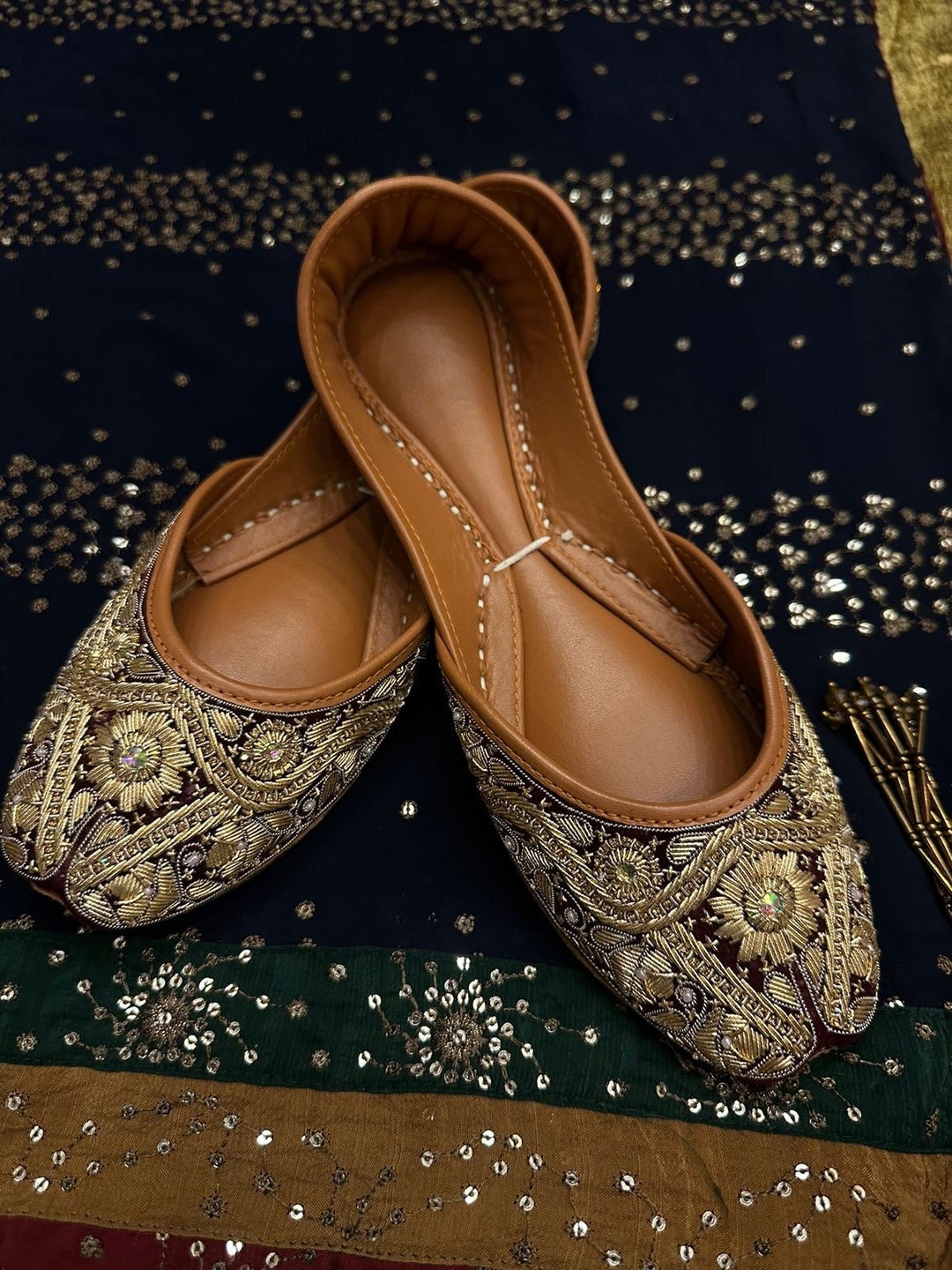 Custom Made Khussa, Pakistani Indian Bridal Shoes, Soft Shoes ...