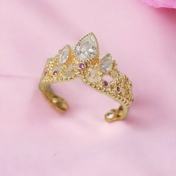 The Enchanted Princess Ring - Etsy