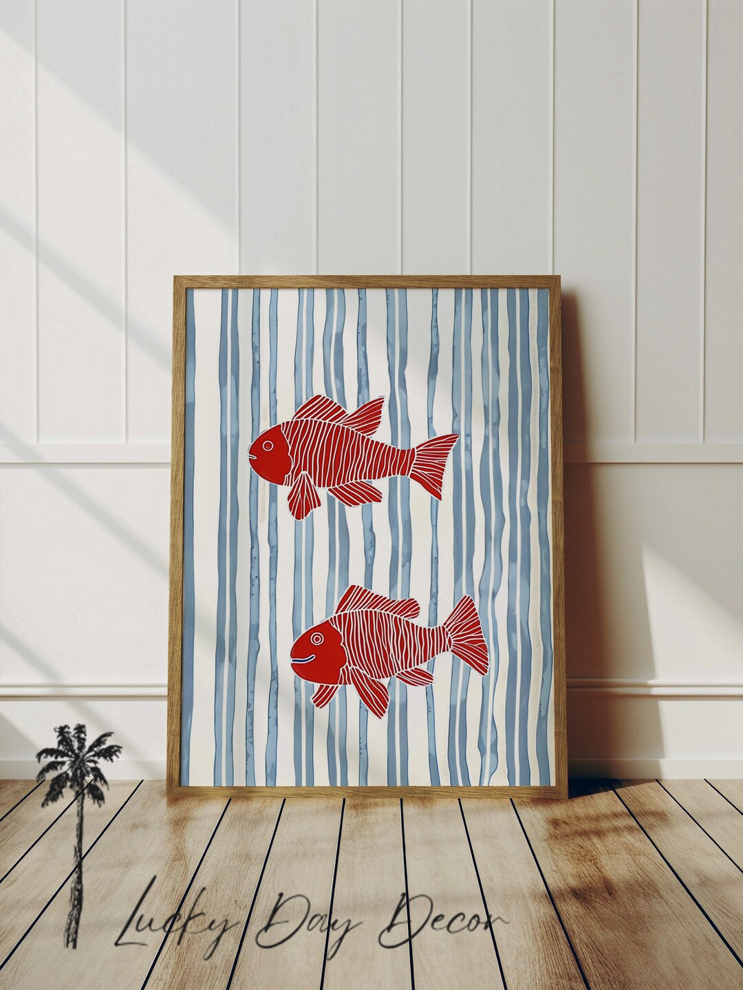 Clown Fish Art - Sea Life Decor - Bathroom Nursery Wall Art - Turtle ...