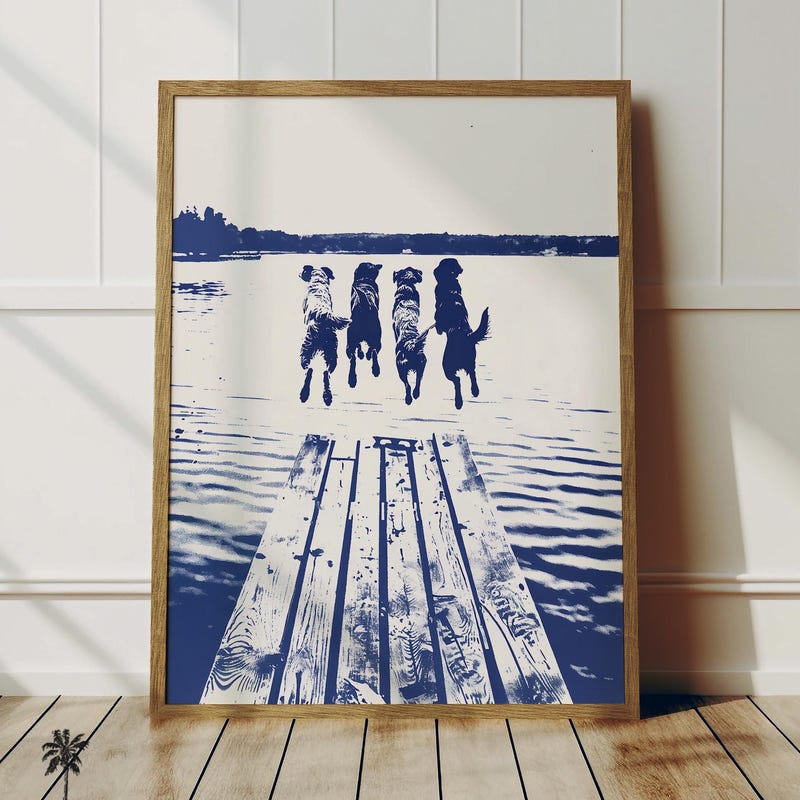 Whimsical Swimming Prints - Etsy