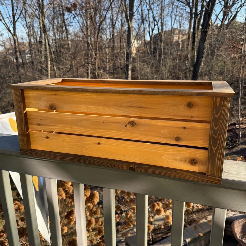 Cedar Planter Box - Etsy