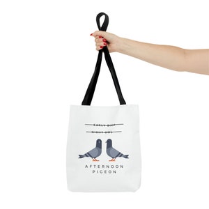 Afternoon Pigeon Tote Bag - Etsy
