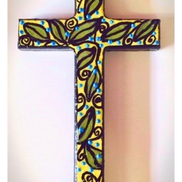 Hand Painted Wooden Crosses - Etsy