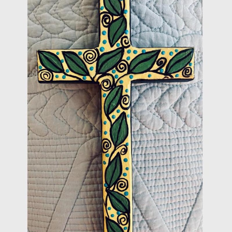 Hand Painted Wooden Crosses - Etsy