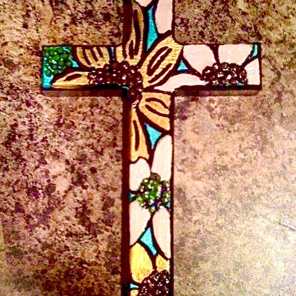 Hand Painted Wooden Crosses - Etsy