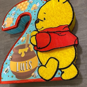 Piñata Winnie the Pooh Número 2 - Etsy