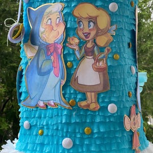 Piñata Giratoria Cenicienta - Etsy