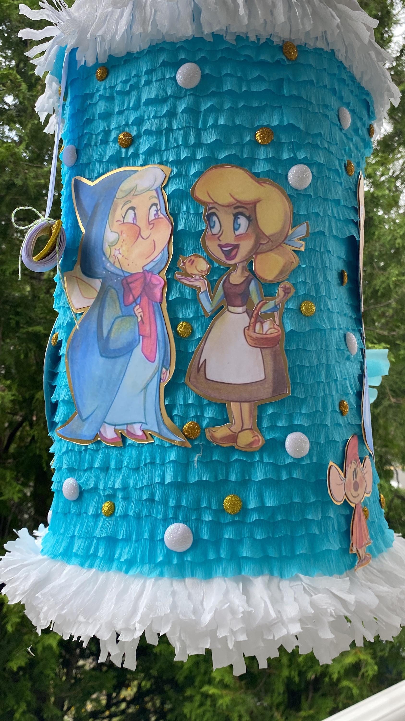 Piñata Giratoria Cenicienta - Etsy