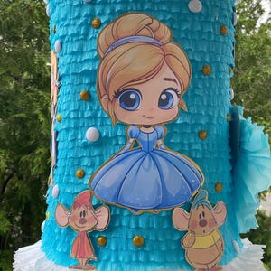 Piñata Giratoria Cenicienta - Etsy
