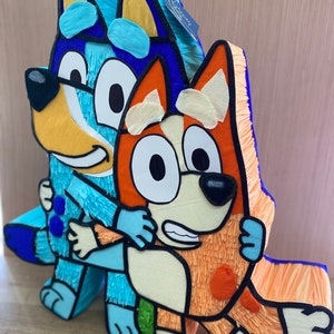 Piñata Bluey Y Bingo - Etsy
