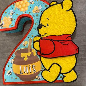 Piñata Winnie the Pooh Número 2 - Etsy