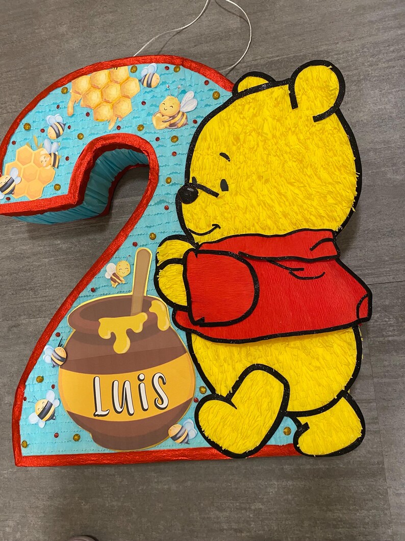 Piñata Winnie the Pooh Número 2 - Etsy