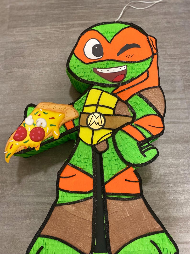 Piñata Tortuga Ninja Con Pizza - Etsy