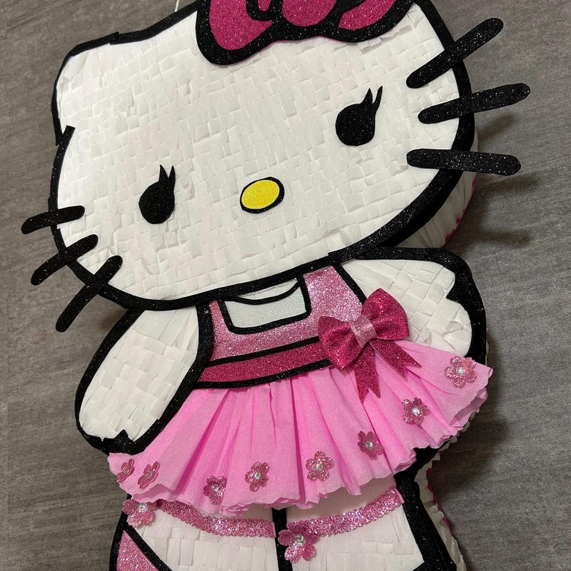 Helllo Kitty Piñata - Etsy