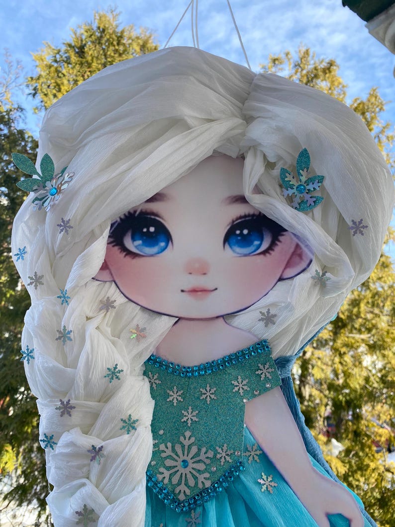 Piñata Inspirada Elsa - Etsy