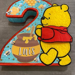 Piñata Winnie the Pooh Número 2 - Etsy