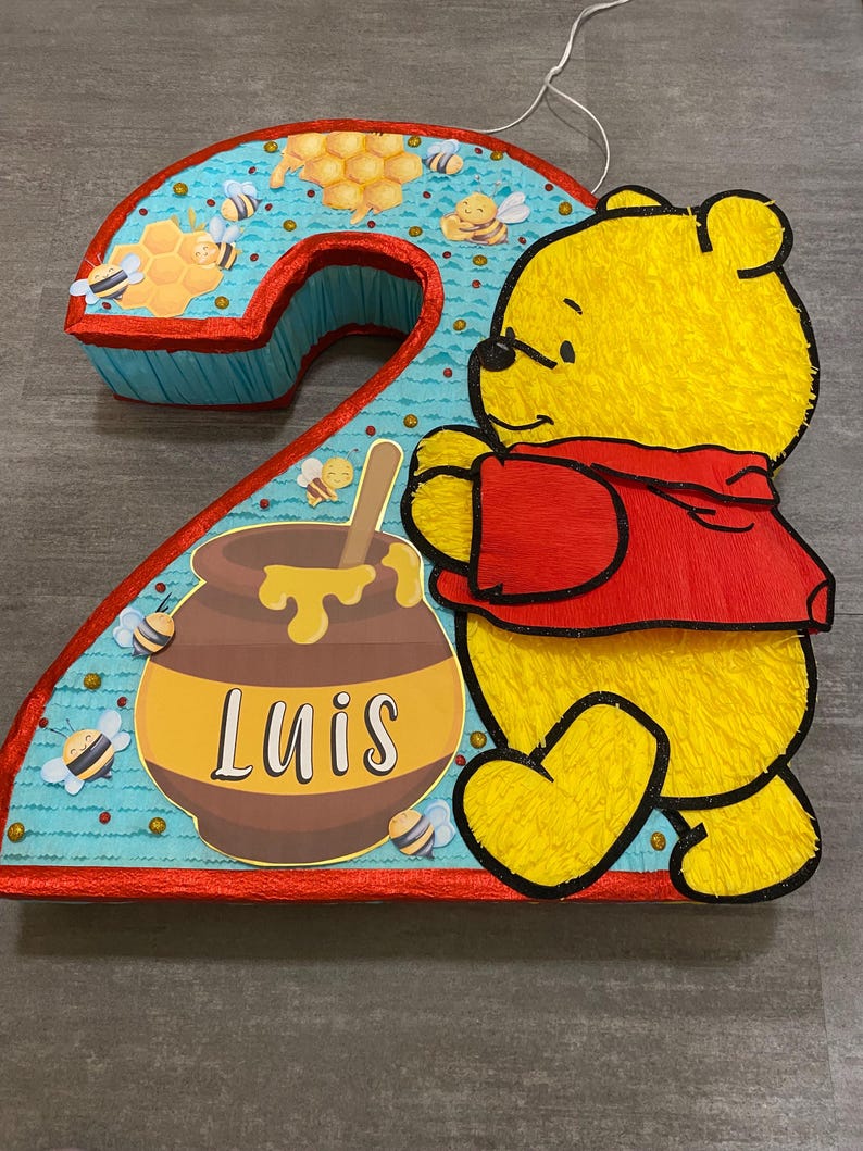 Piñata Winnie the Pooh Número 2 - Etsy