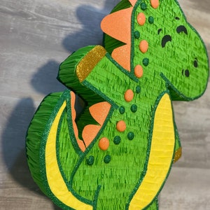 Piñata De Dinosaurio Cute Verde - Etsy