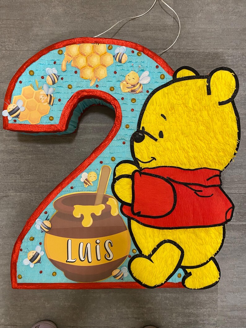 Piñata Winnie the Pooh Número 2 - Etsy