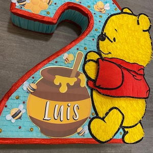 Piñata Winnie the Pooh Número 2 - Etsy