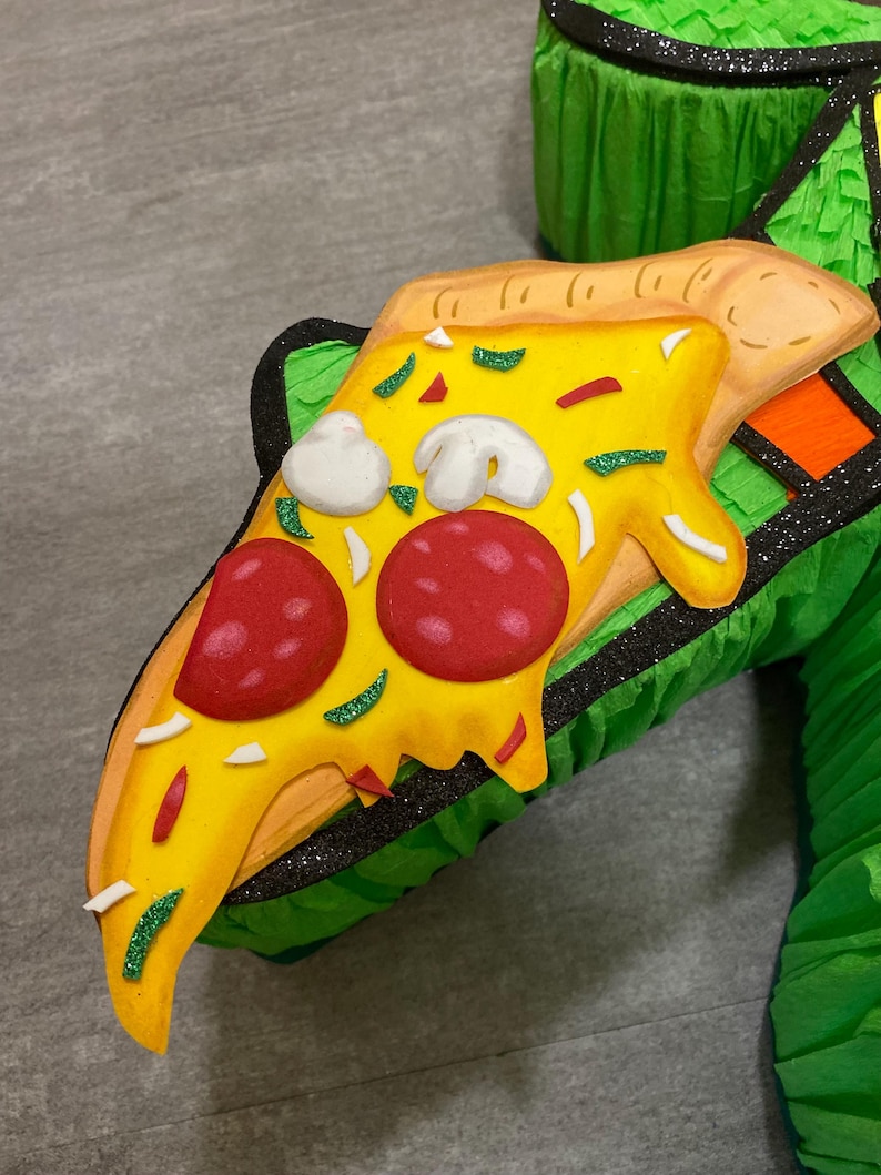 Piñata Tortuga Ninja Con Pizza - Etsy