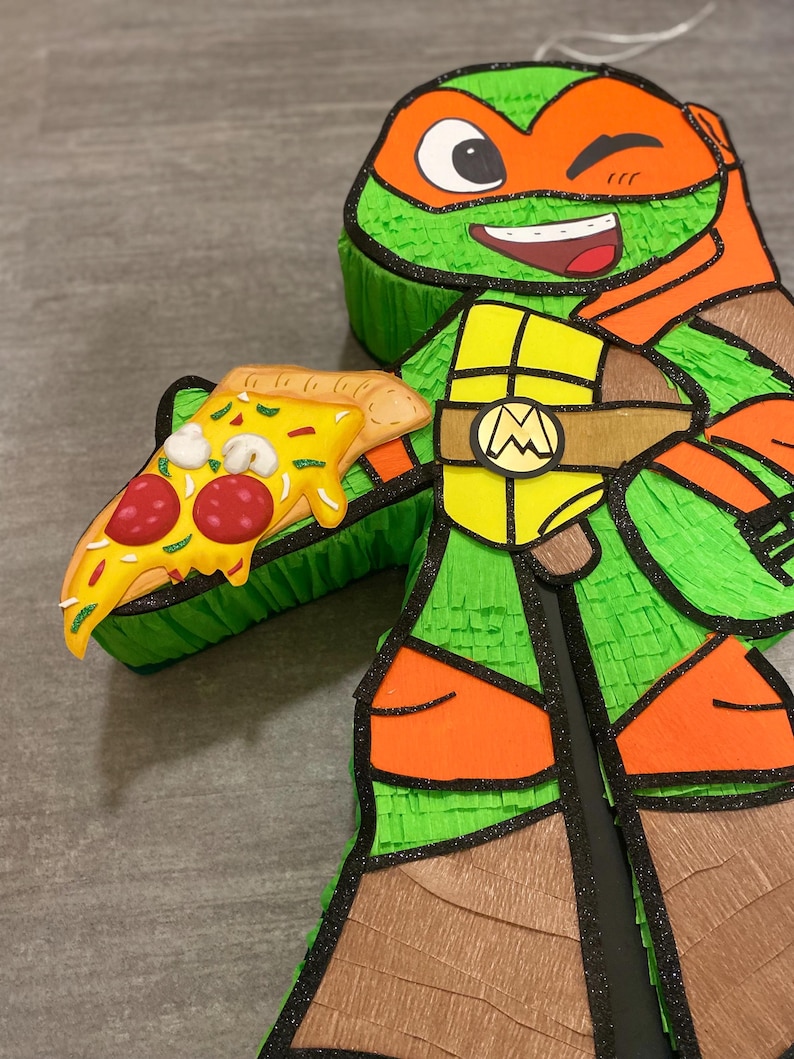 Piñata Tortuga Ninja Con Pizza - Etsy