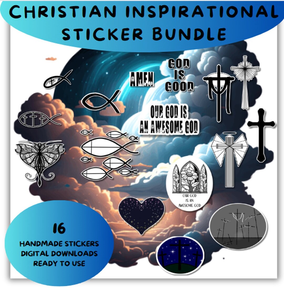 God is Good Sticker Pack! Fun Aesthetic Sticker Pack! Digital Stickers ...