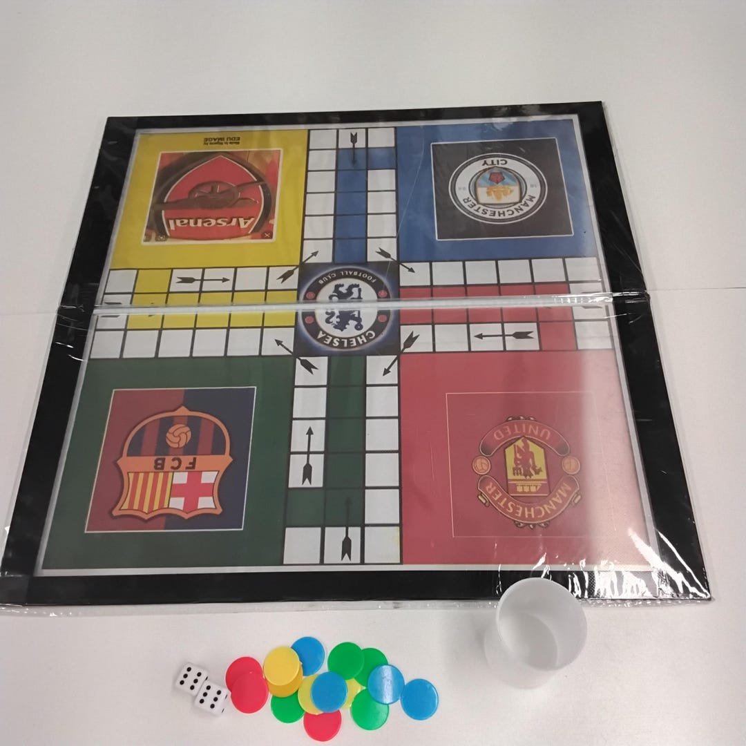 African 6in by 6in Foldable Ludo Board Game With Dices & Seeds - Etsy