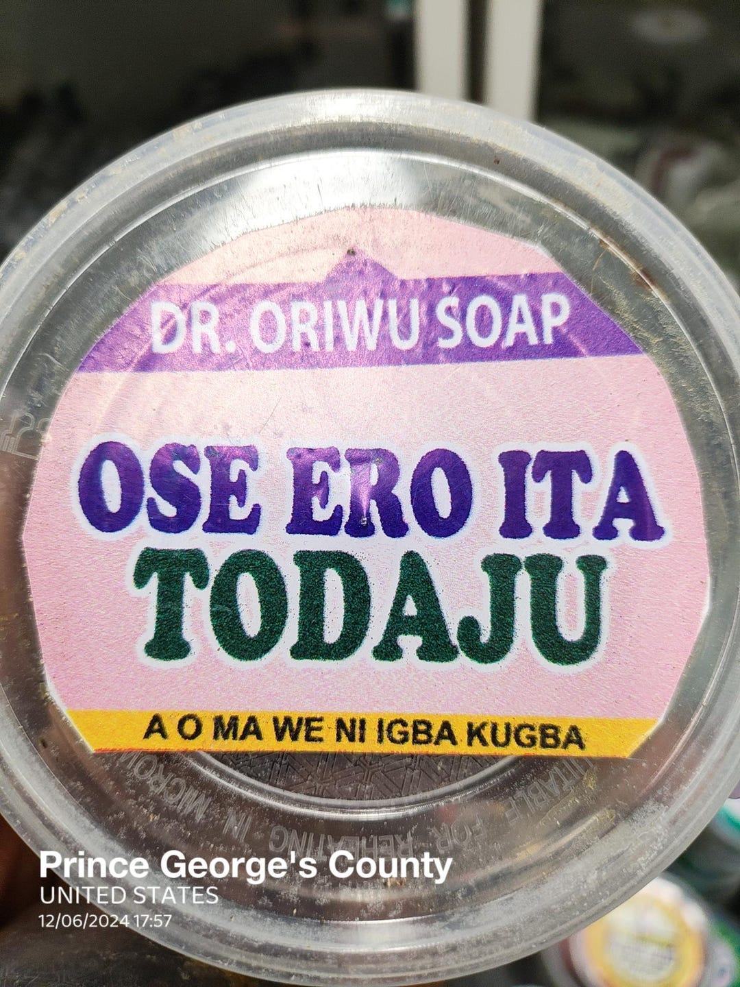 Ose Ero It's Today/confirmed Ease Spiritual Soap /ose Ero Aisan - Etsy
