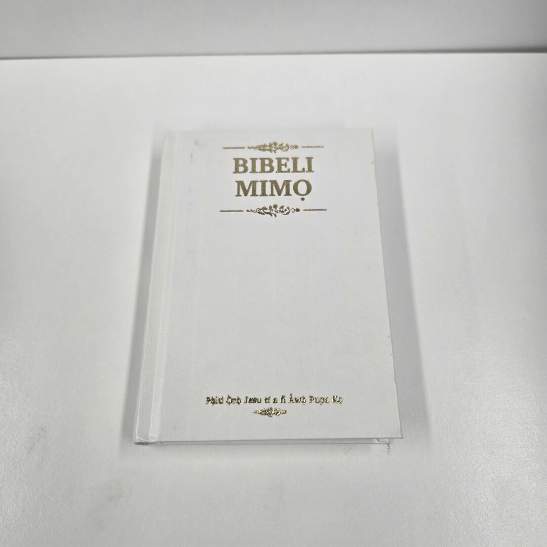 Yoruba Holy Bible Words of Jesus Christ Written in Red - Etsy