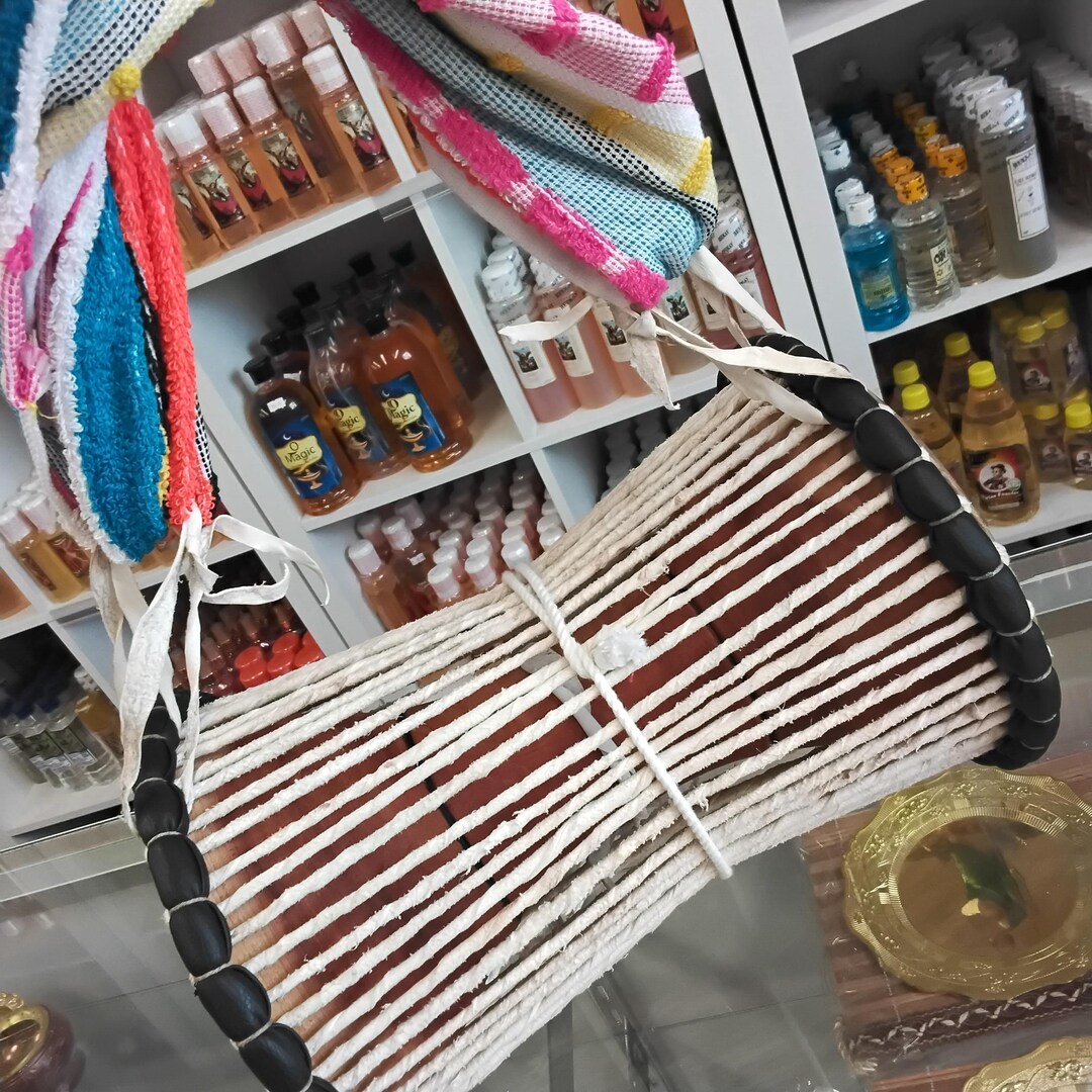 African Talking Drum With Drummer Stick/ilu Gangan Length 11in Diameter ...