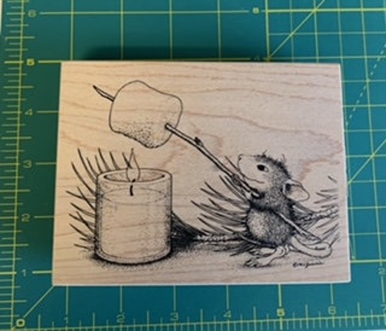 House Mouse 'roasting Marshmallow' 1999 Vintage Gently Used Condition ...