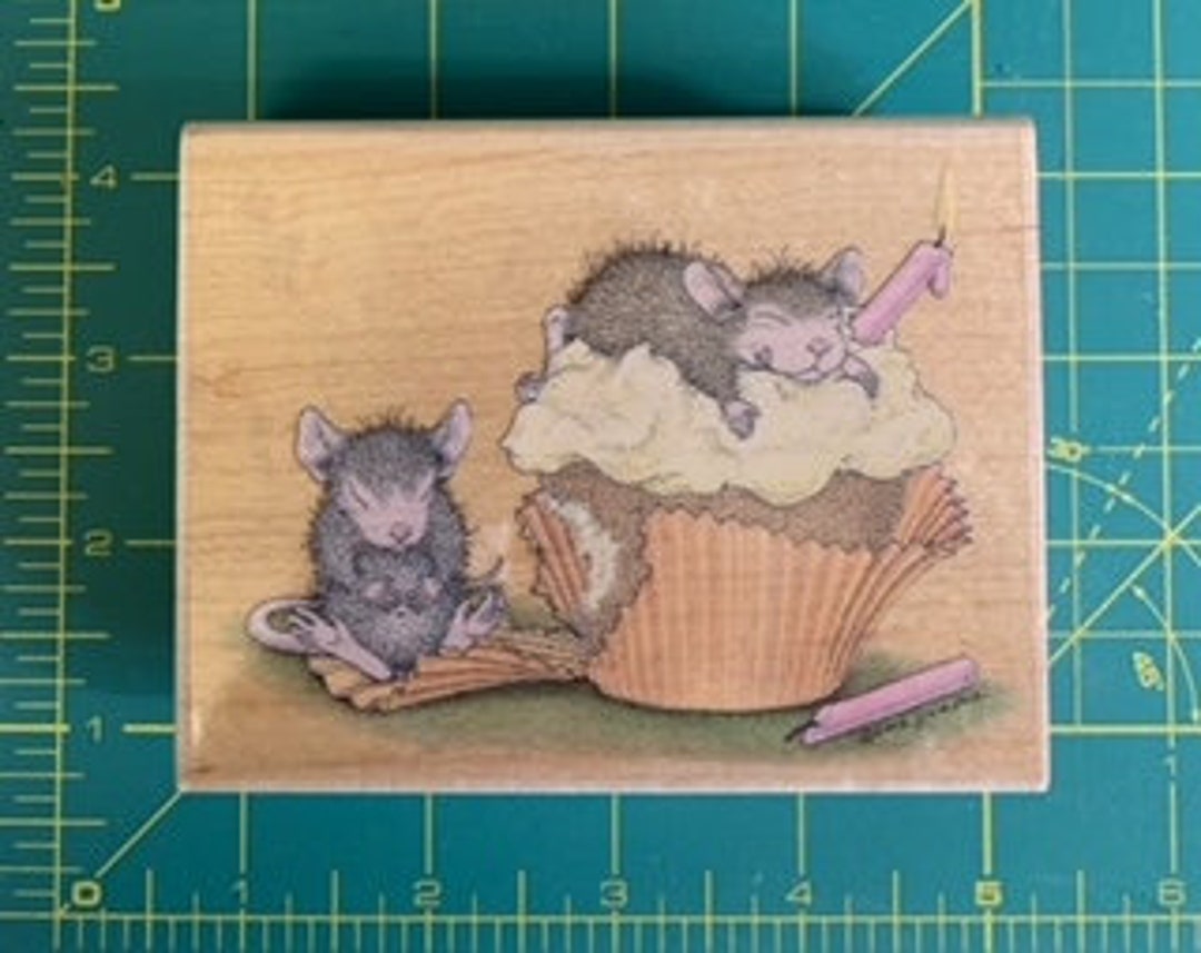House Mouse 'birthday Cupcake' 2002 Vintage Gently Used Condition - Etsy