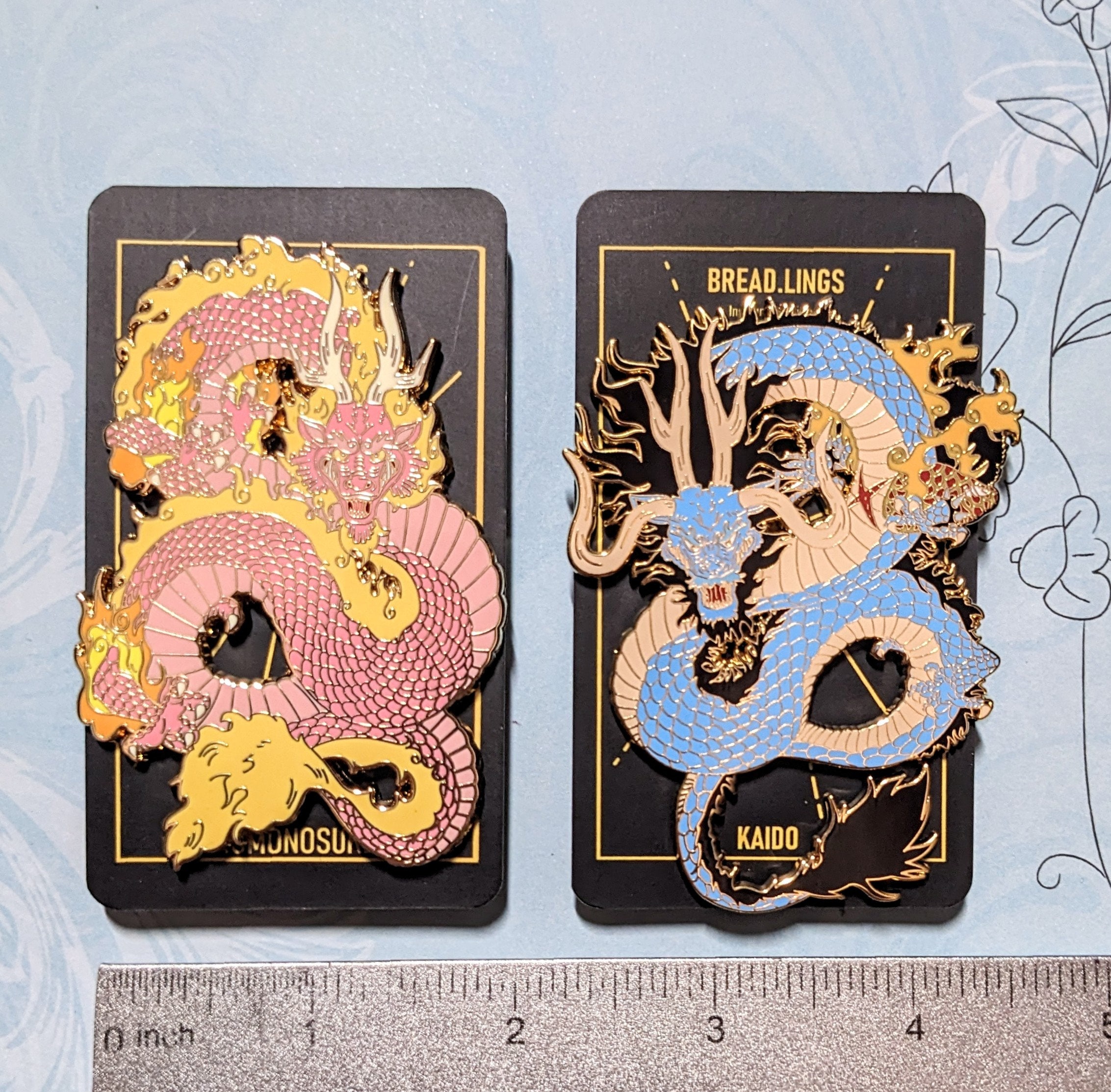 Kaido & Momo Enamel Pin 3.0" - Etsy