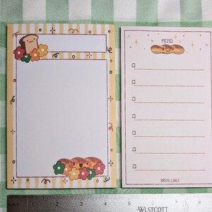 Bread Memo Pads - Etsy