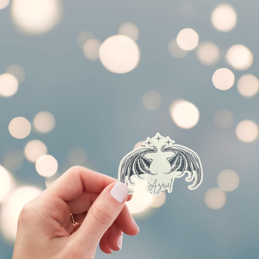 Azriel Sticker, 3 Sizes to Choose From, Bookish Sticker, Kindle Sticker ...