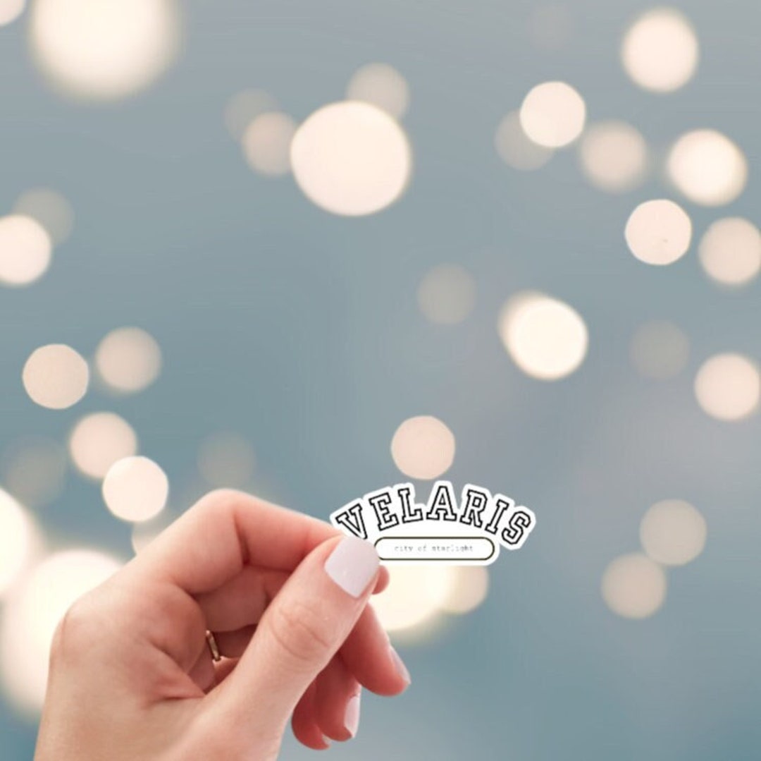 Velaris Logo Sticker, 3 Sizes to Choose From, Bookish Sticker, Kindle ...